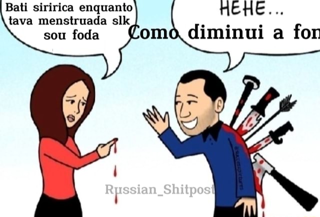 Bati Siririca Enquanto Tava Menstruada Slk Sou Foda Diminui For