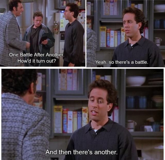 One Battle After Another. How'd it turn out? Yeah. so there's a battle ...