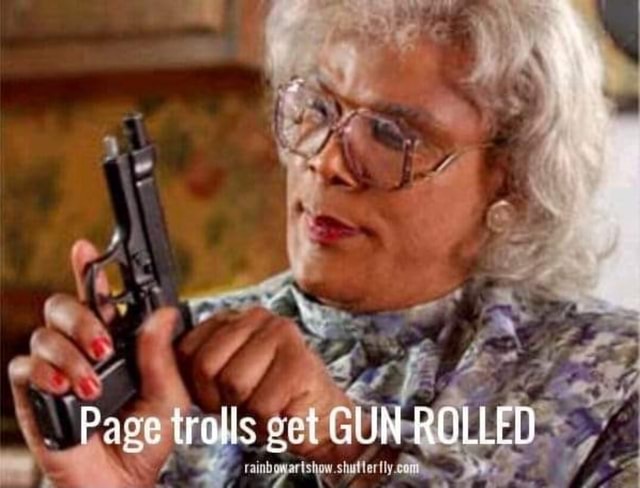 Page trolls get GUN ROLLED Shel - America’s best pics and videos
