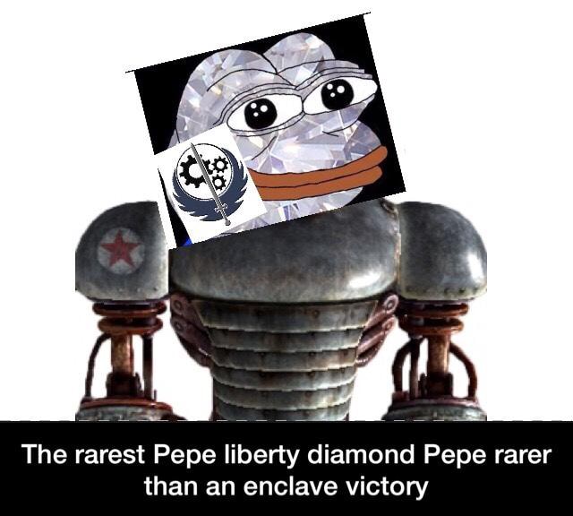 The rarest Pepe liberty diamond Pepe rarer than an enclave victory ...