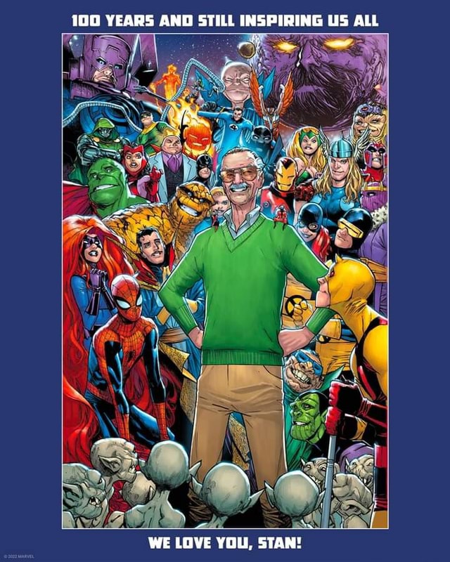 100 YEARS AND STILL INSPIRING US ALL WE LOVE YOU, STAN! - iFunny