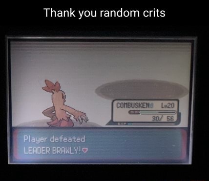 Thank you random crits - iFunny