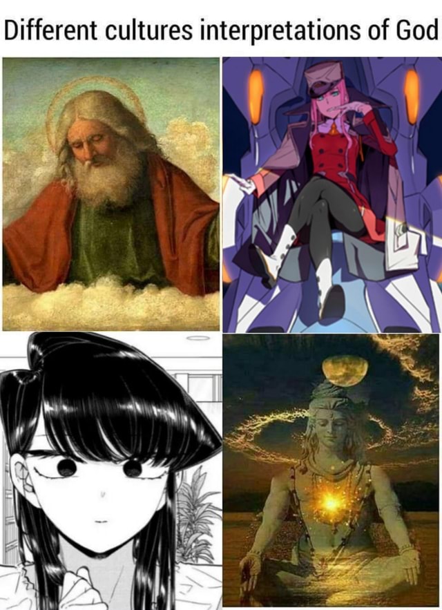 Different cultures interpretations of God - iFunny