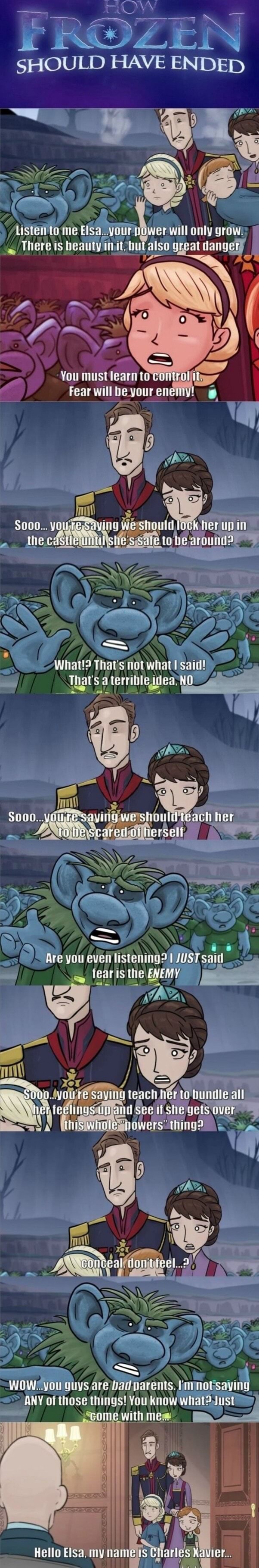 TOVY FREZEN SHOULD HAVE ENDED er will only grow.: is beauty init, bu ...