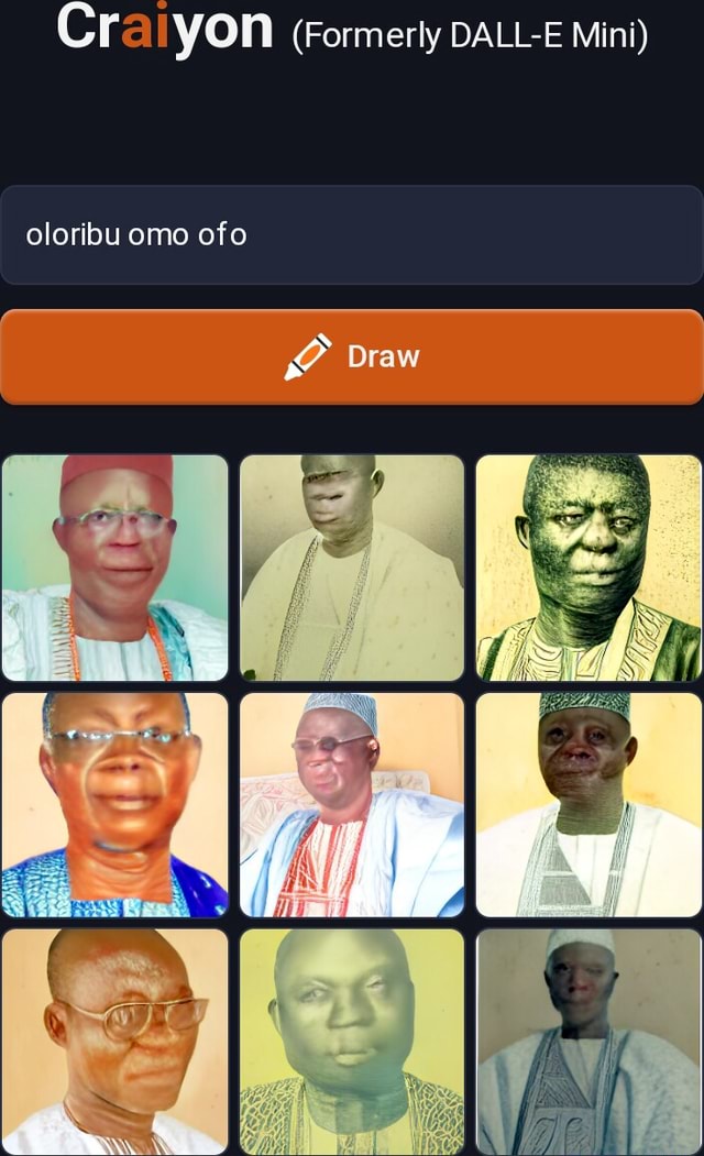 Cr YON (Formerly DALL-E Mini) oloribu omo ofo Draw - iFunny
