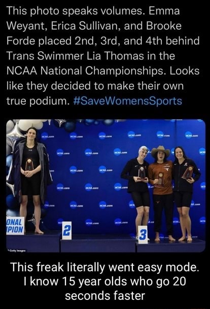 This photo speaks volumes. Emma Weyant, Erica Sullivan, and Brooke ...