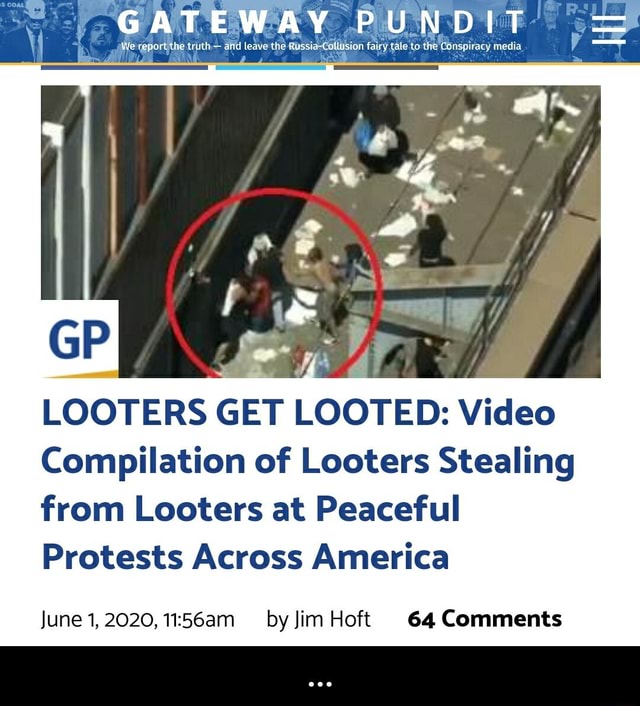 4 LOOTERS GET LOOTED: Video Compilation of Looters Stealing from ...