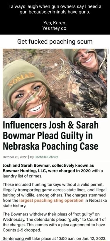 Always laugh when gun owners say need Yes, Karen. Yes they do. gun Get ...