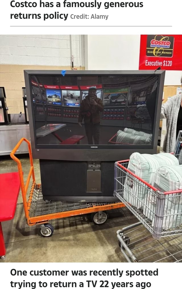 Costco has a famously generous returns policy credit: Alamy Costco ...