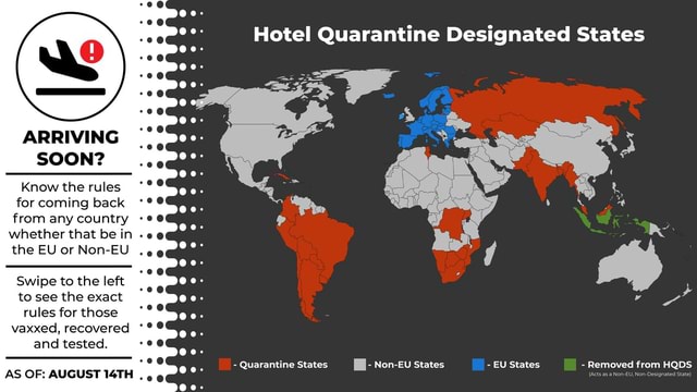 Map of the current states that are a designated states for hotel ...