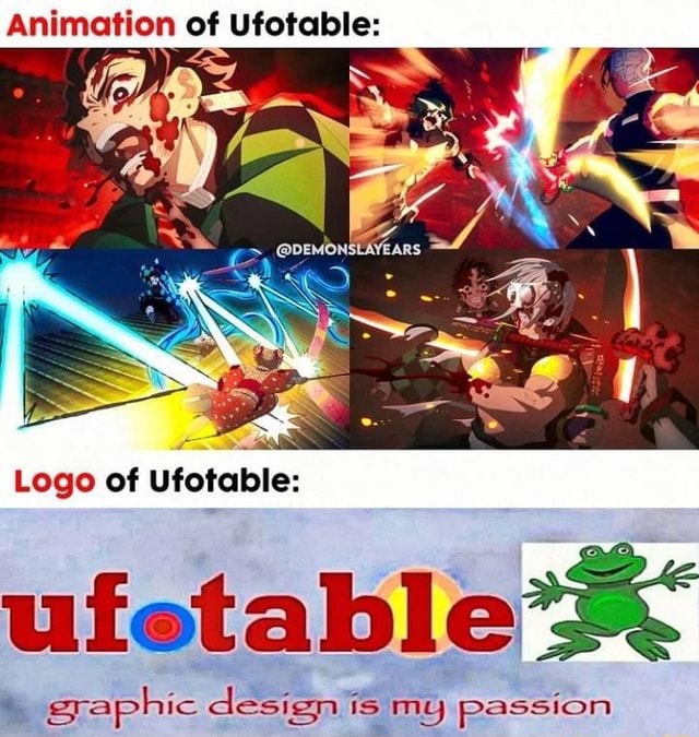 Animation of Ufotable: Logo of Ufotable: ufetable*x graphic design is ...