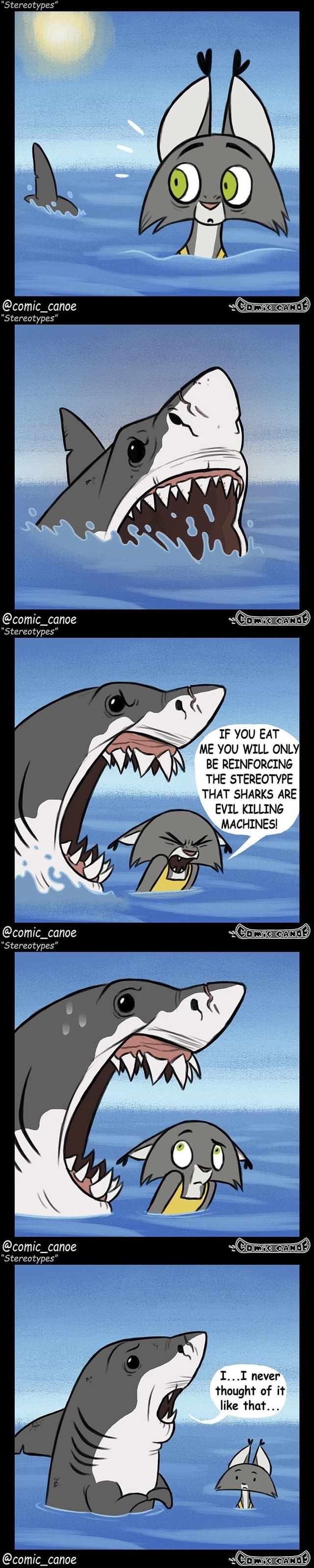 "Stereotypes" @comic_canoe "Stereotypes" @comic_canoe "Stereotypes" IF ...