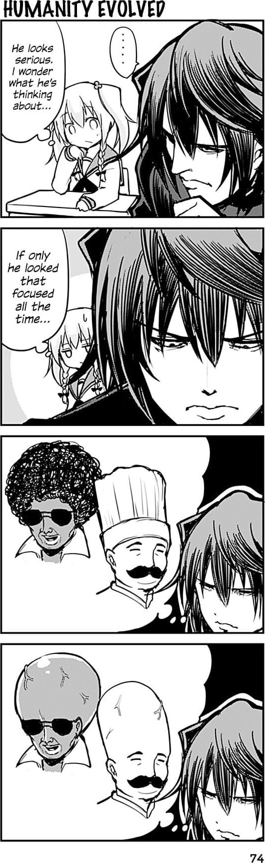 HUMANITY EVOLVED IF only he looked - iFunny