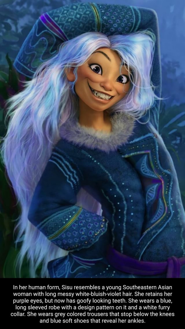 In her human form, Sisu resembles a young Southeastern Asian woman with ...