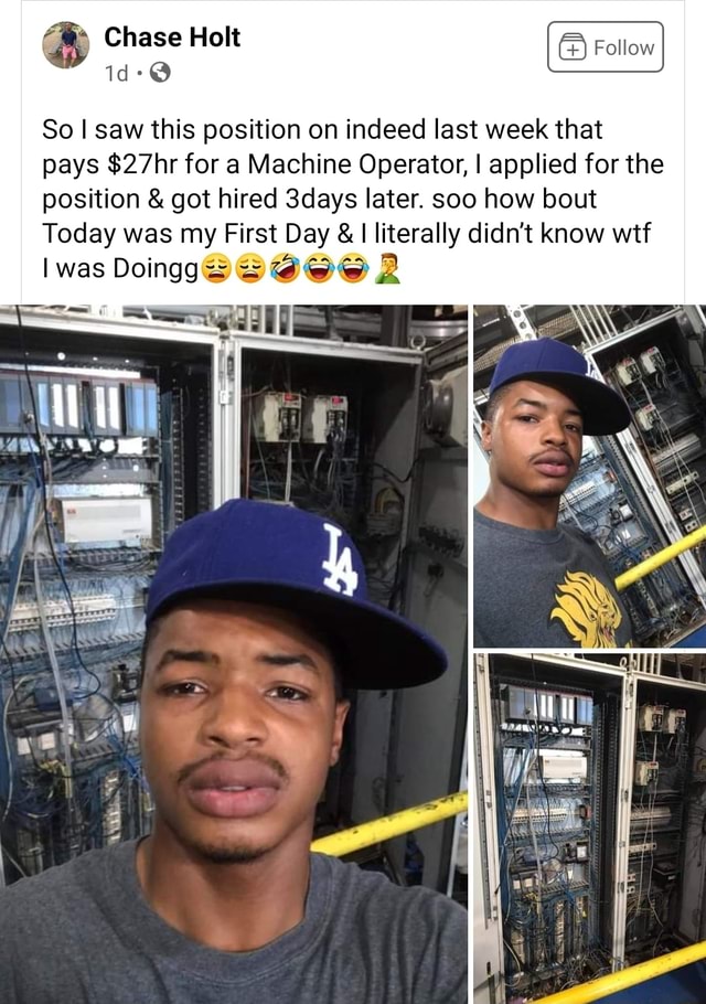 Chase Holt Chast Chase Holt Fotiw So I saw this position on indeed last ...