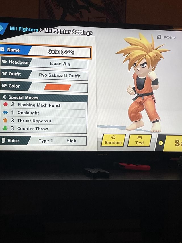 Mii Fighters > .Mii FightersSettings None Isaac Wig Outfit Ryo Sakazaki ...