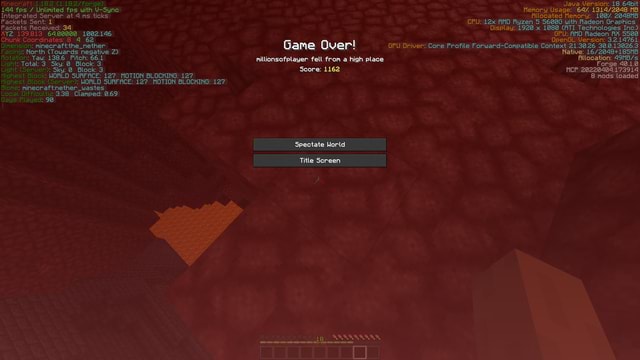 144 fps / Unlimited fps with V-Sync Integrated Server at 4 ms ticks ...