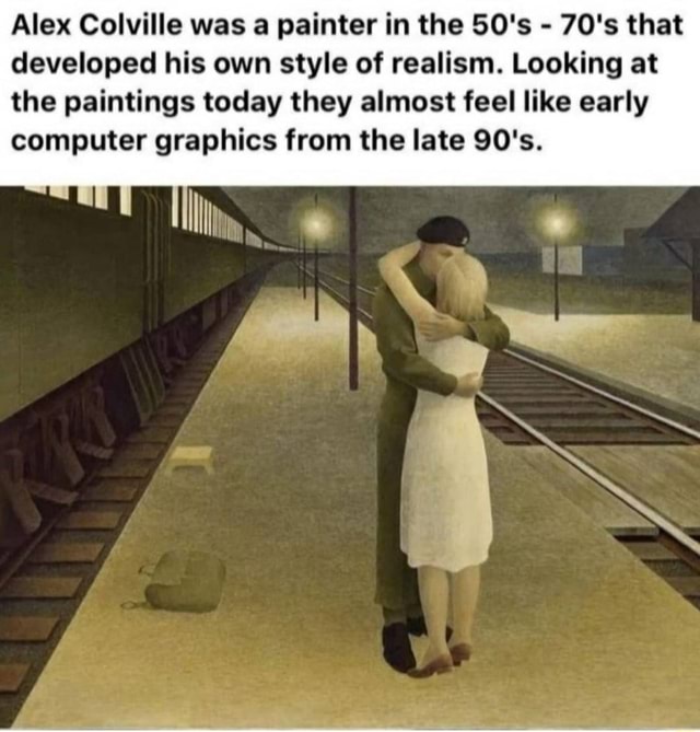 Alex Colville was a painter in the 50's - 70's that developed his own ...