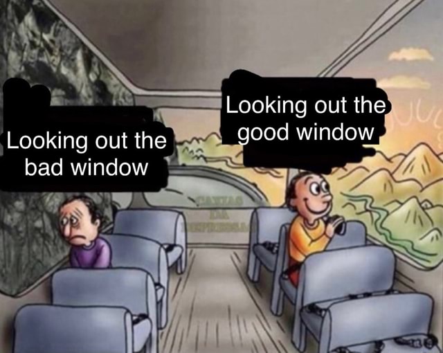 Looking out the Looking out the good window bad window - iFunny