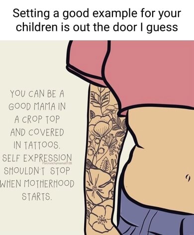 Setting a good example for your children is out the door I guess YOu ...