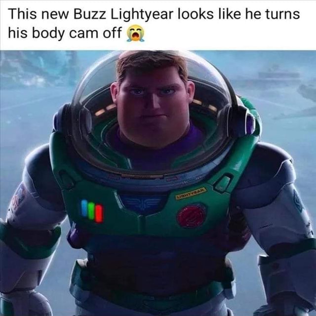 This new Buzz Lightyear looks like he turns his body cam off - America ...