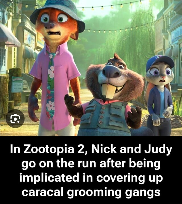 Me ol In Zootopia 2, Nick and Judy go on the run after being implicated ...