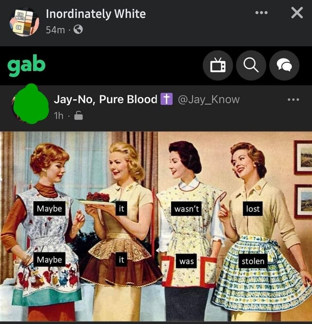 Inordinately White gab fi No, Pure Blood @Jay_Know stelen Jay- - iFunny