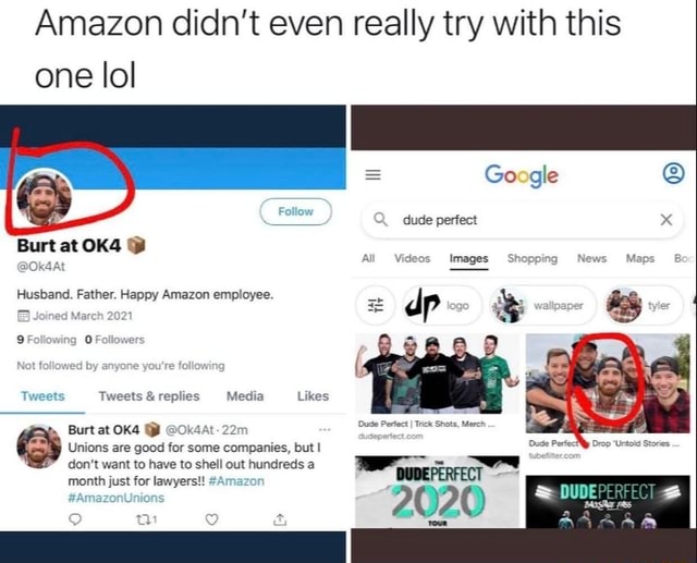 Amazon didn't even really try with this one lol Burt at Husband. Father ...