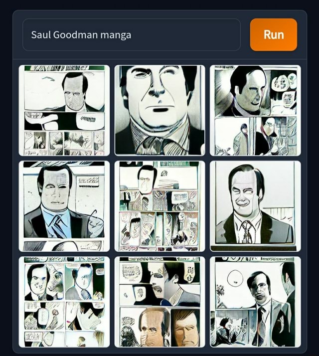 Saul Goodman manga Run -2 ER - iFunny