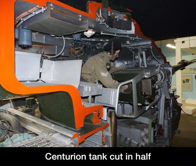 Centurion tank cut in half - Centurion tank cut in half - )