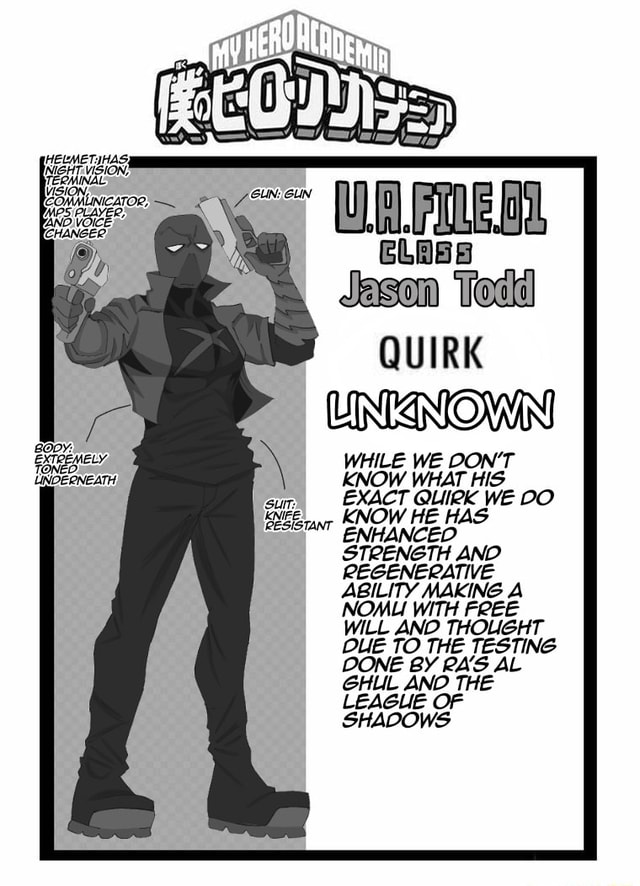 Al Toad) QUIRK LINKNOWN WHILE WE DON'T KNOW WHAT HIS. ENOW WE DO BONE ...