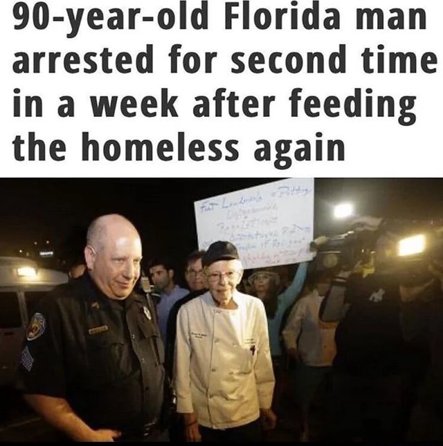 90-year-old Florida man arrested for second time in a week after ...