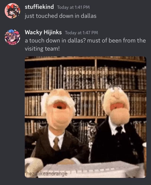Stuffiekind Today at PM just touched down in dallas Wacky Hijinks Today ...