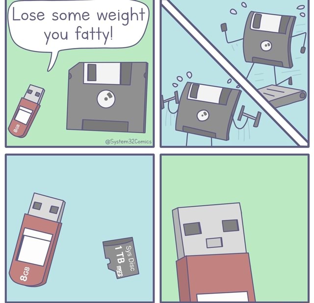 Lose some weight you fatty! @System32Comics - iFunny