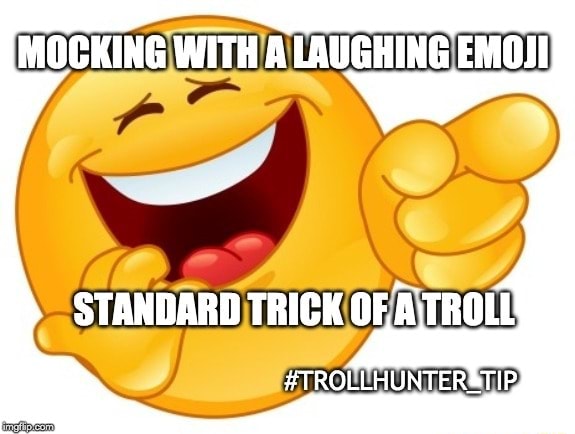 MOCKING WITH A LAUGHING EMOJI - iFunny