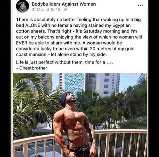 Bodybuilders Against Women Si There is absolutely no better feeling ...
