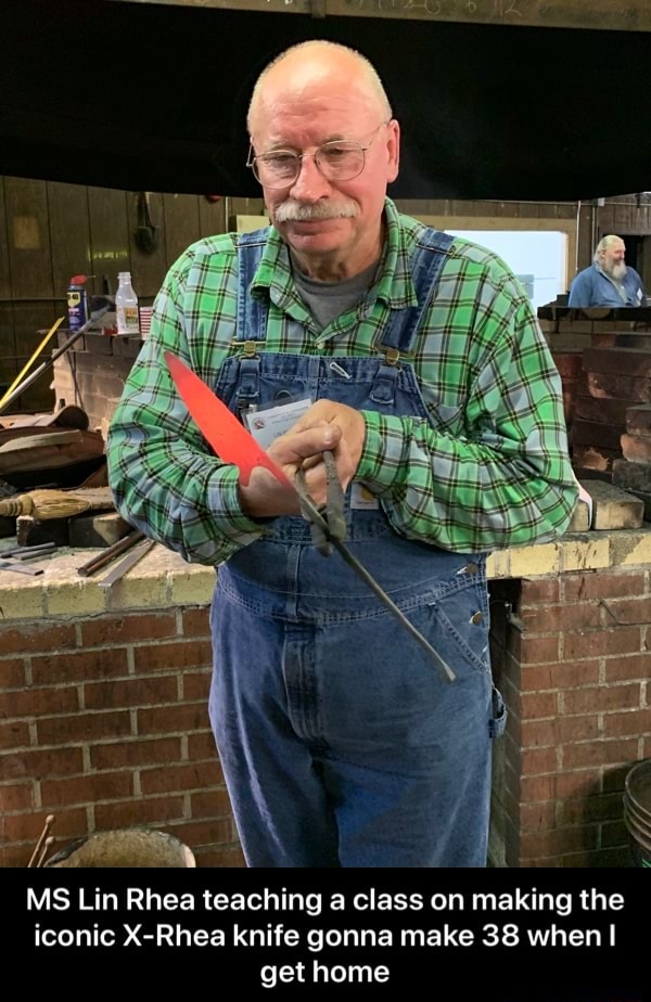 MS Lin Rhea teaching a class on making the iconic X-Rhea knife gonna ...