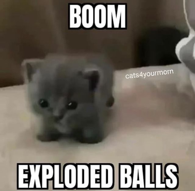 BOOM EXPLODED BALLS - )