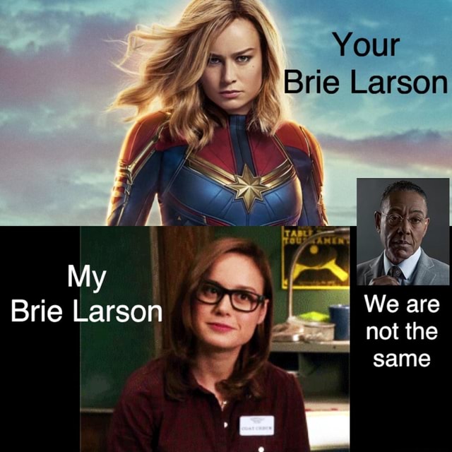 Your Brie Larson My Brie Larson We are not the Same - iFunny