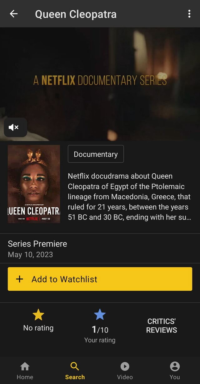 Queen Cleopatra A NETFLIX DOCUMENTARY SE WEEN GLEOPATR, Documentary ...