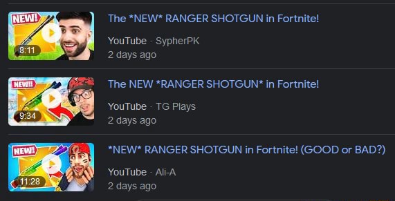 The *NEW* RANGER SHOTGUN in Fortnite! YouTube SypherPK 2 days ago The ...