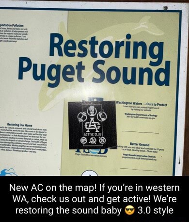 Restoring Puget Sound New AC on the map! If you're in western WA, check ...