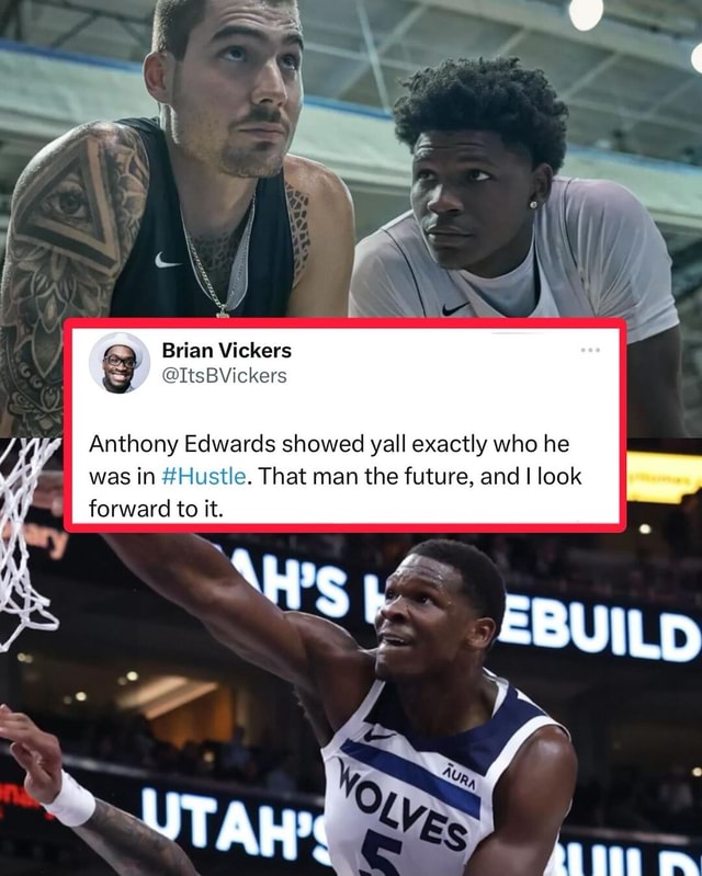 How Anthony Edwards got casted as the VILLAIN in Netflix’s Hustle 🔥👀 ...