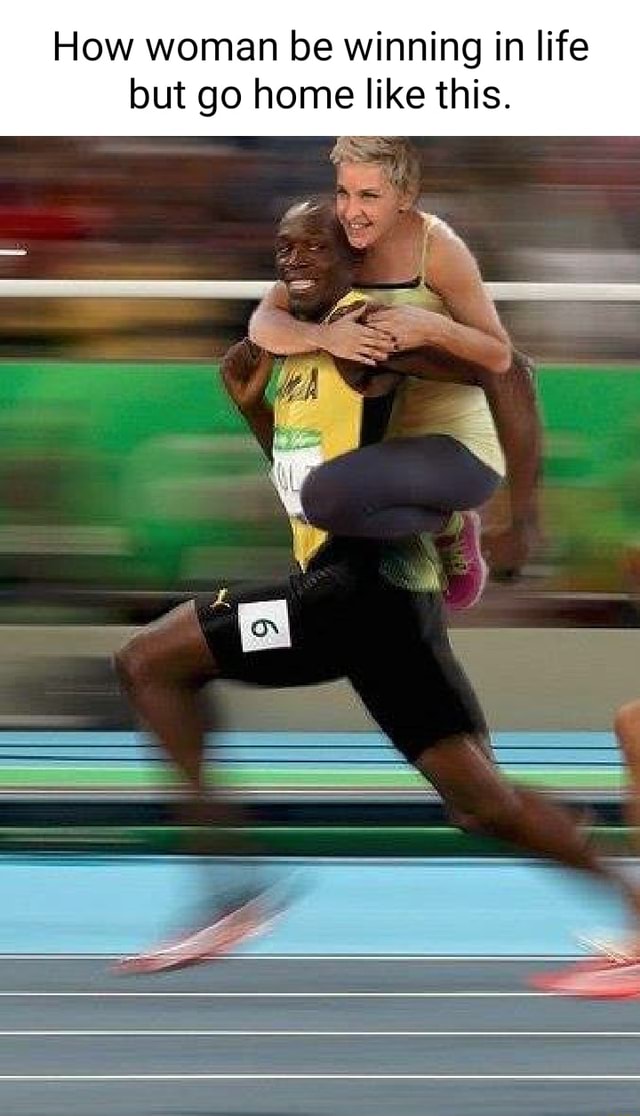 How woman be winning in life but go home like this. - iFunny