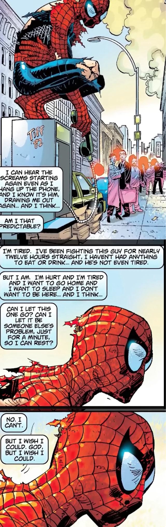 I CAN HEAR THE SCREAMS STARTING AGAIN EVEN AS dANG UP THE PHONE, AND I ...