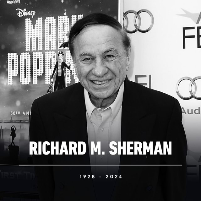Richard M. Sherman, one half of the Sherman Brothers duo and co-writer ...
