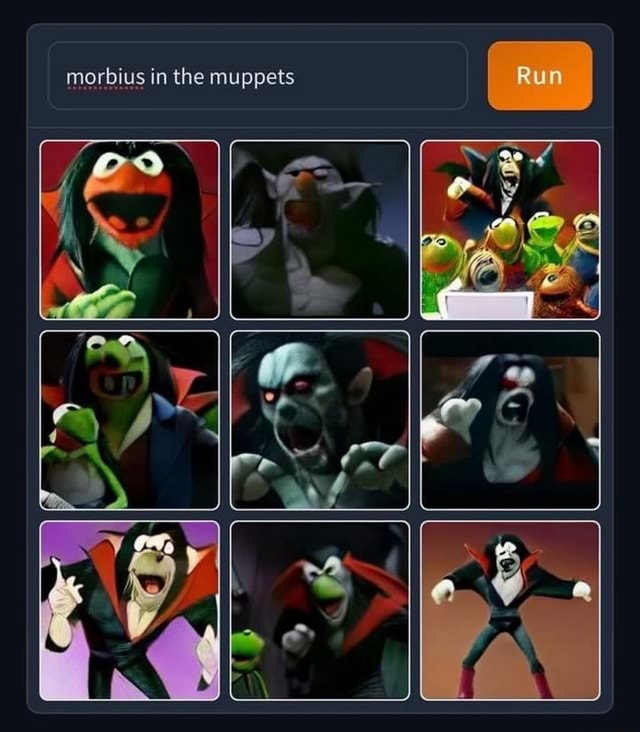 Morbius in the muppets Run \ & - iFunny