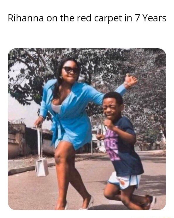 Rihanna on the red carpet in 7 Years - iFunny