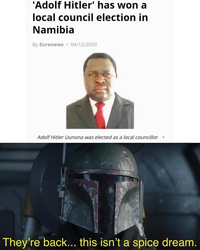 'Adolf Hitler' has won a local council election in Namibia Eurenews ...
