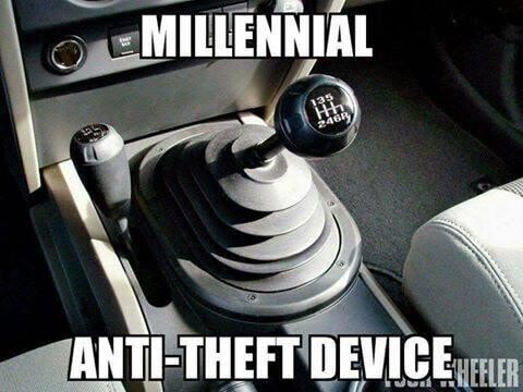 MILLENNIAL ANTI- =THEFT DEVICE - iFunny